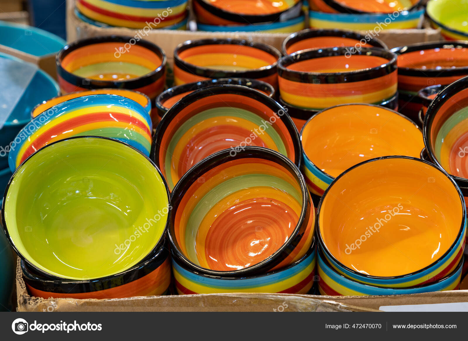 Plates Utensils Self Service Store Background — Stock Photo © luckyuran ...