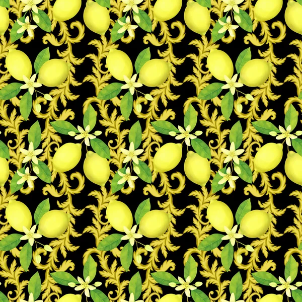 Italian lemon pattern Stock Photos, Royalty Free Italian lemon pattern ...