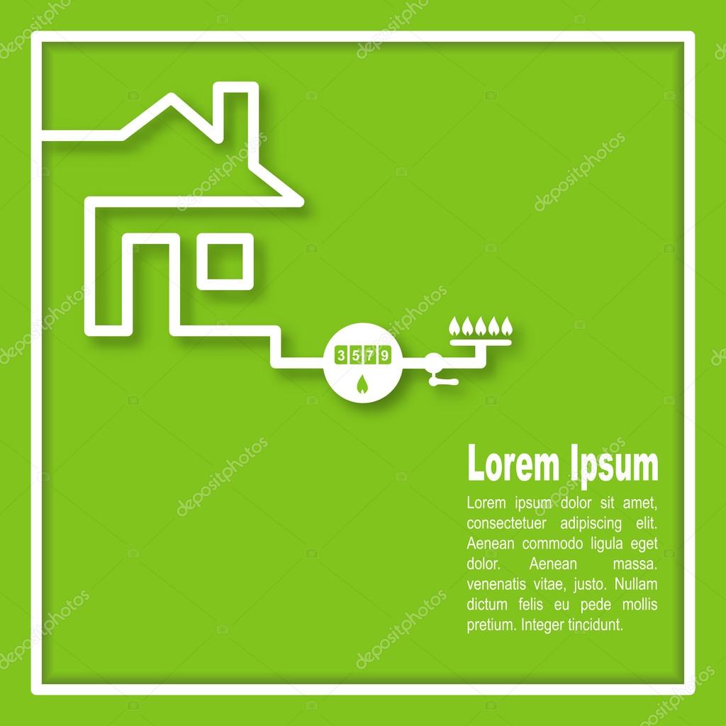 Utility gas meter Stock Vector Image by ©KronaLux #81318256