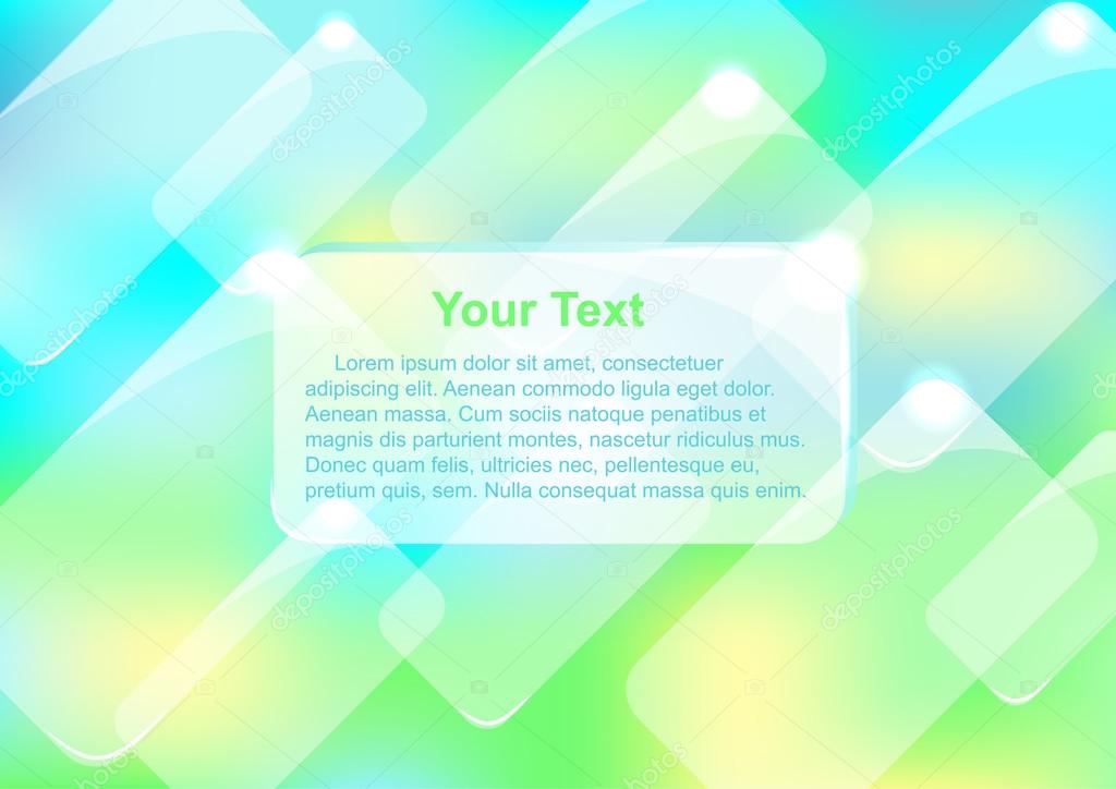 Abstract background with glass panels and text place Stock Vector Image ...