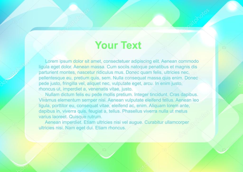 Abstract background with glass panels and text place Stock Vector Image ...