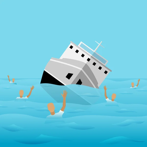 Sinking Ship Clip Art