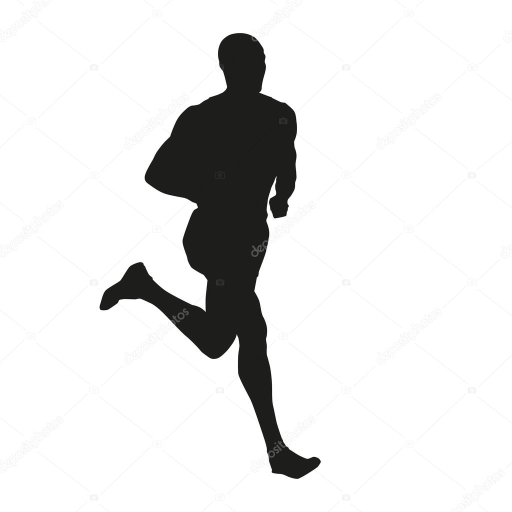 Runner silhouette — Stock Vector © msanca #64999101
