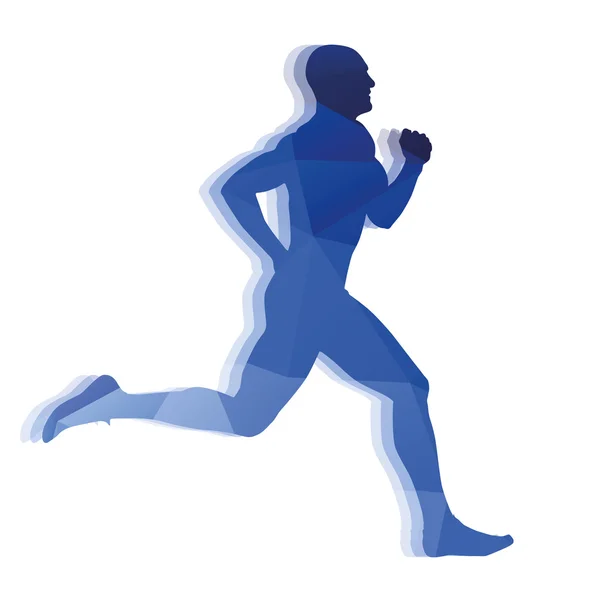 Man Jogging — Stock Vector © brunoil #9150311