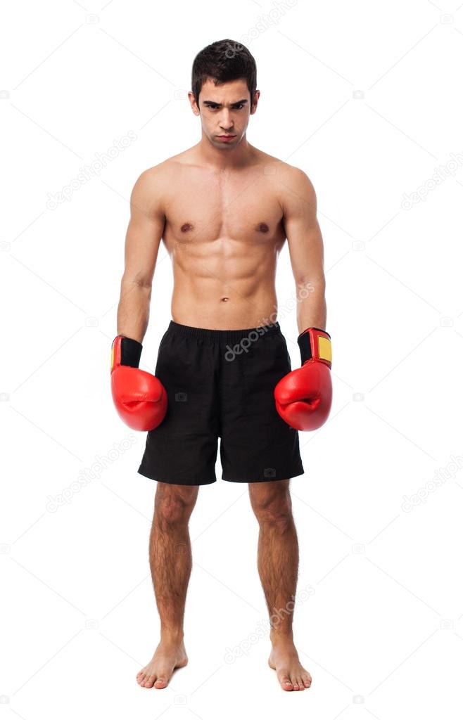Young boxer man — Stock Photo © AsierRomeroCarballo #66611097