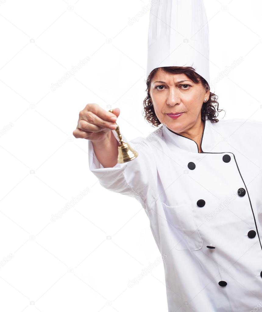Woman ringing a bell Stock Photo by ©AsierRomeroCarballo 66613917