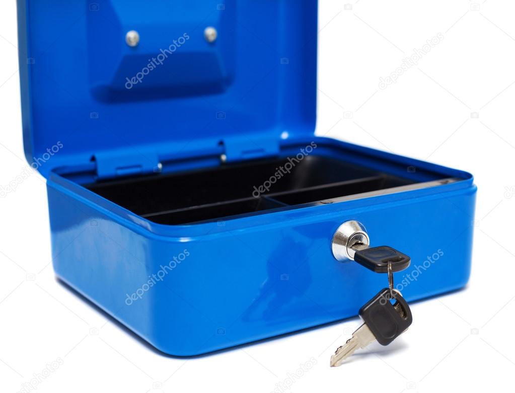 Blue safe box Stock Photo by ©AsierRomeroCarballo 67008567