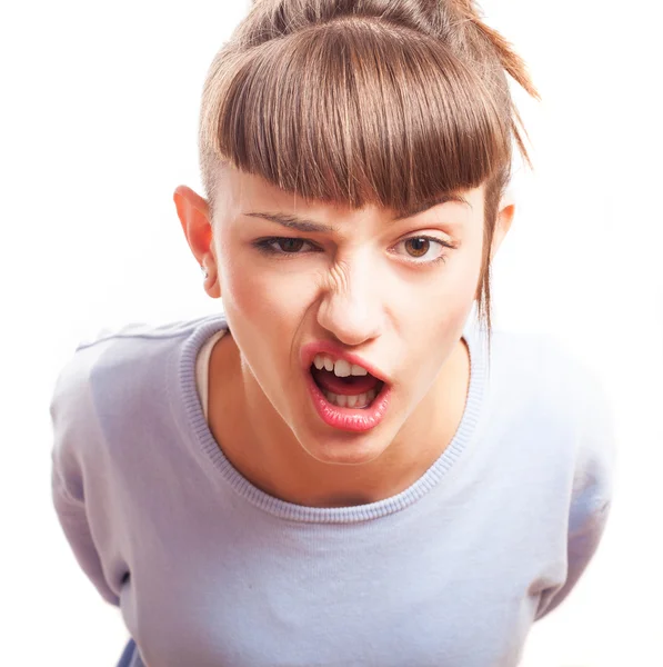 Girl with a ridiculous look Stock Photo by ©AsierRomeroCarballo 67011281
