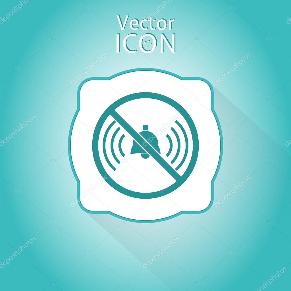 Turn off Phone Ringer Icon Stock Vector Image by ©Weikraft88 #56998081