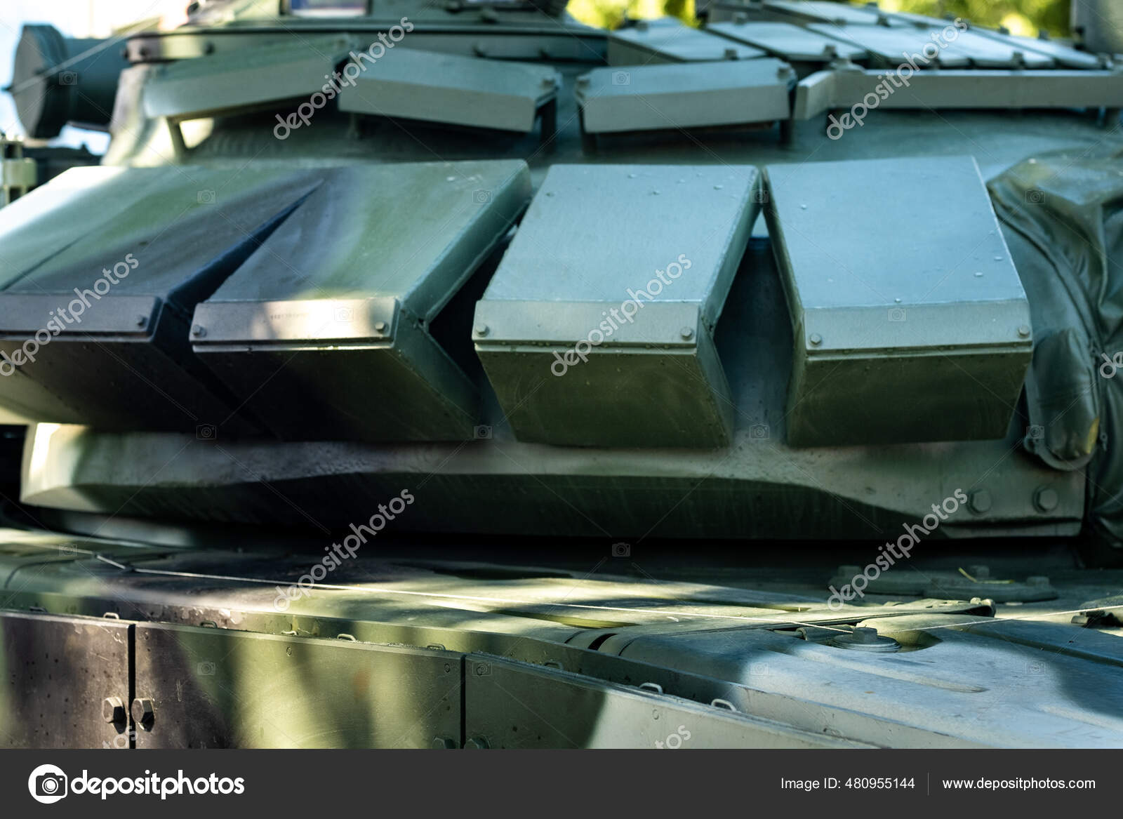 Active Armor Tank's Turret Military Concept Stock Photo by ©Lobachad ...