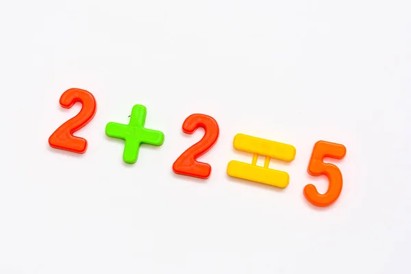 Simple math example with numbers on the table Stock Photo by ©Elnur ...