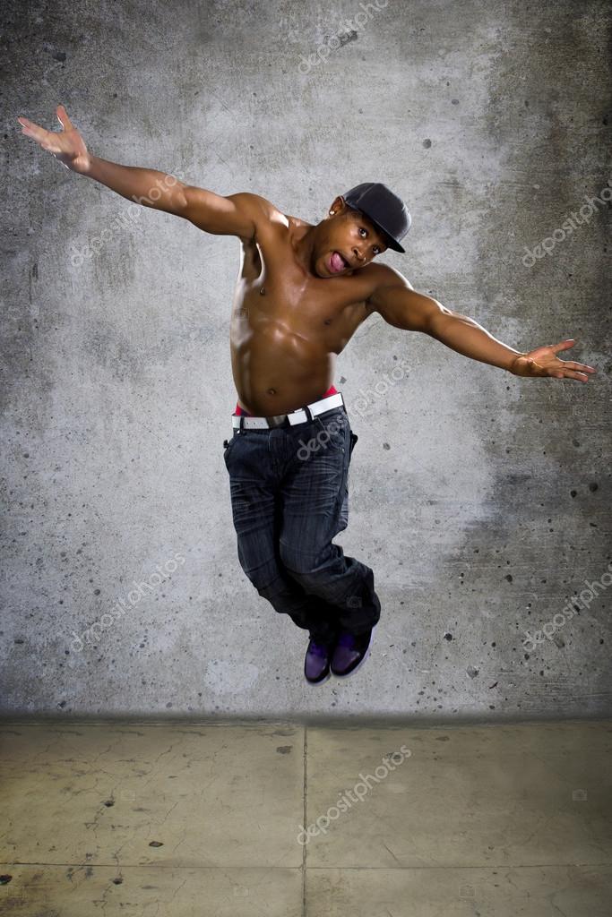 Man jumping to show agility — Stock Photo © innovatedcaptures #80466794