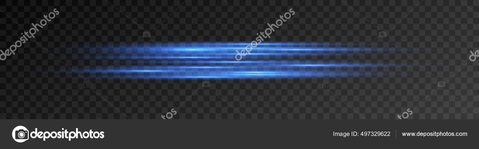 Light and stripes moving fast over dark background.design of the light ...