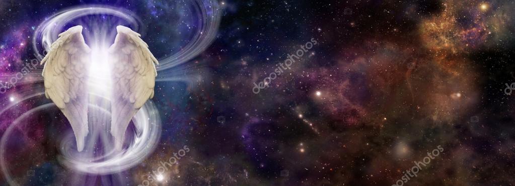 Angel Spirit in Deep Space — Stock Photo © Healing63 #58317975