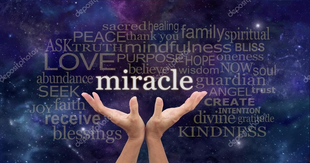 Holding out for a Miracle Word Cloud — Stock Photo © Healing63 #73377953