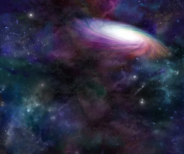 Rotating Galaxy in Deep Space - Stock Image - Everypixel