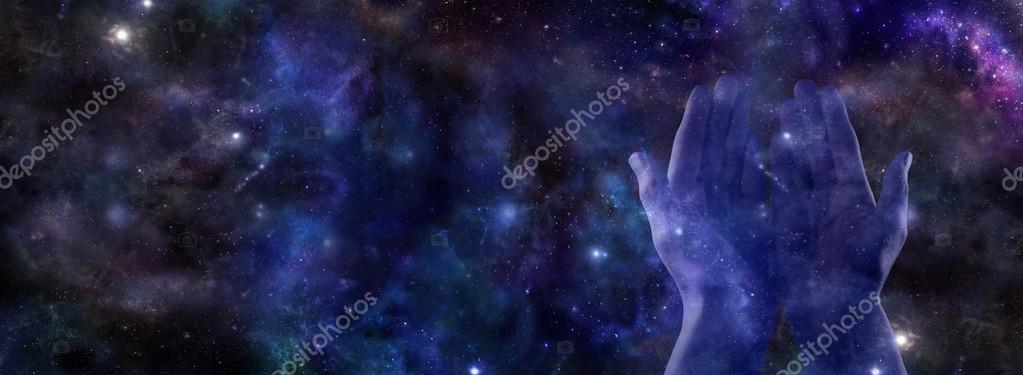 Cosmic healing banner Stock Photo by ©Healing63 77887628