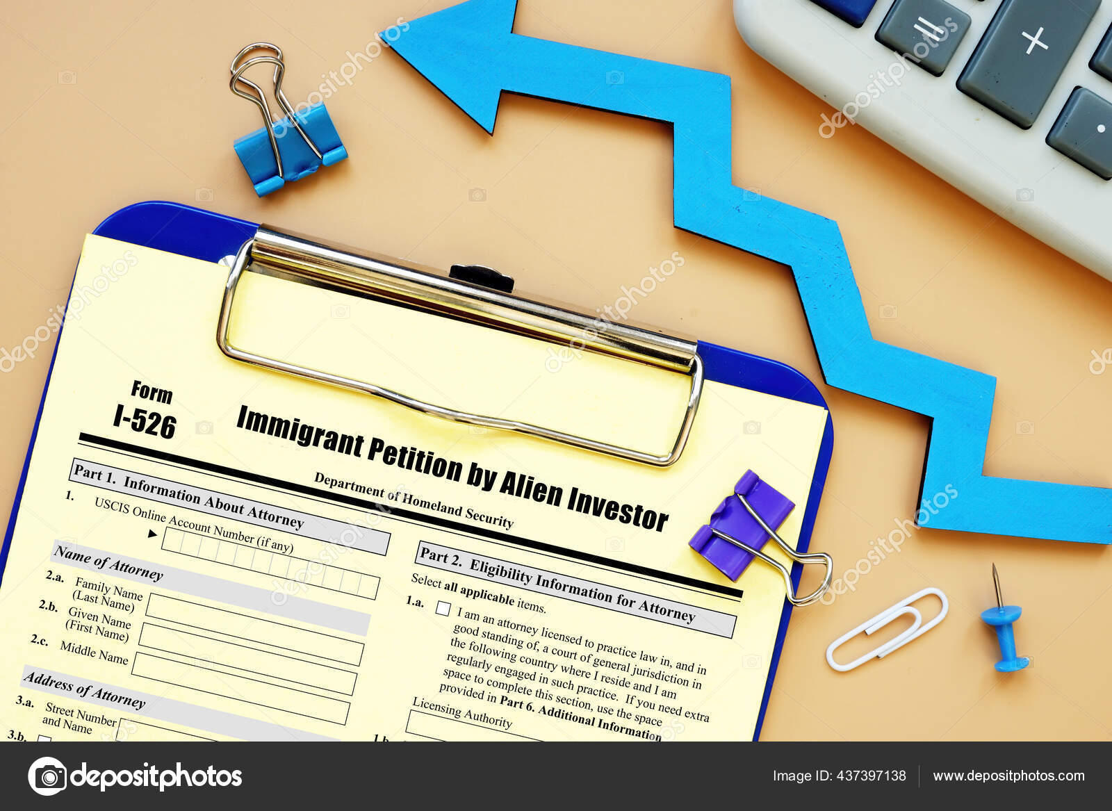 Form 526 Immigrant Petition Alien Investor Stock Photo by ©rummess ... Form 526 Immigrant Petition Alien Investor Stock Photo by ©rummess ...
