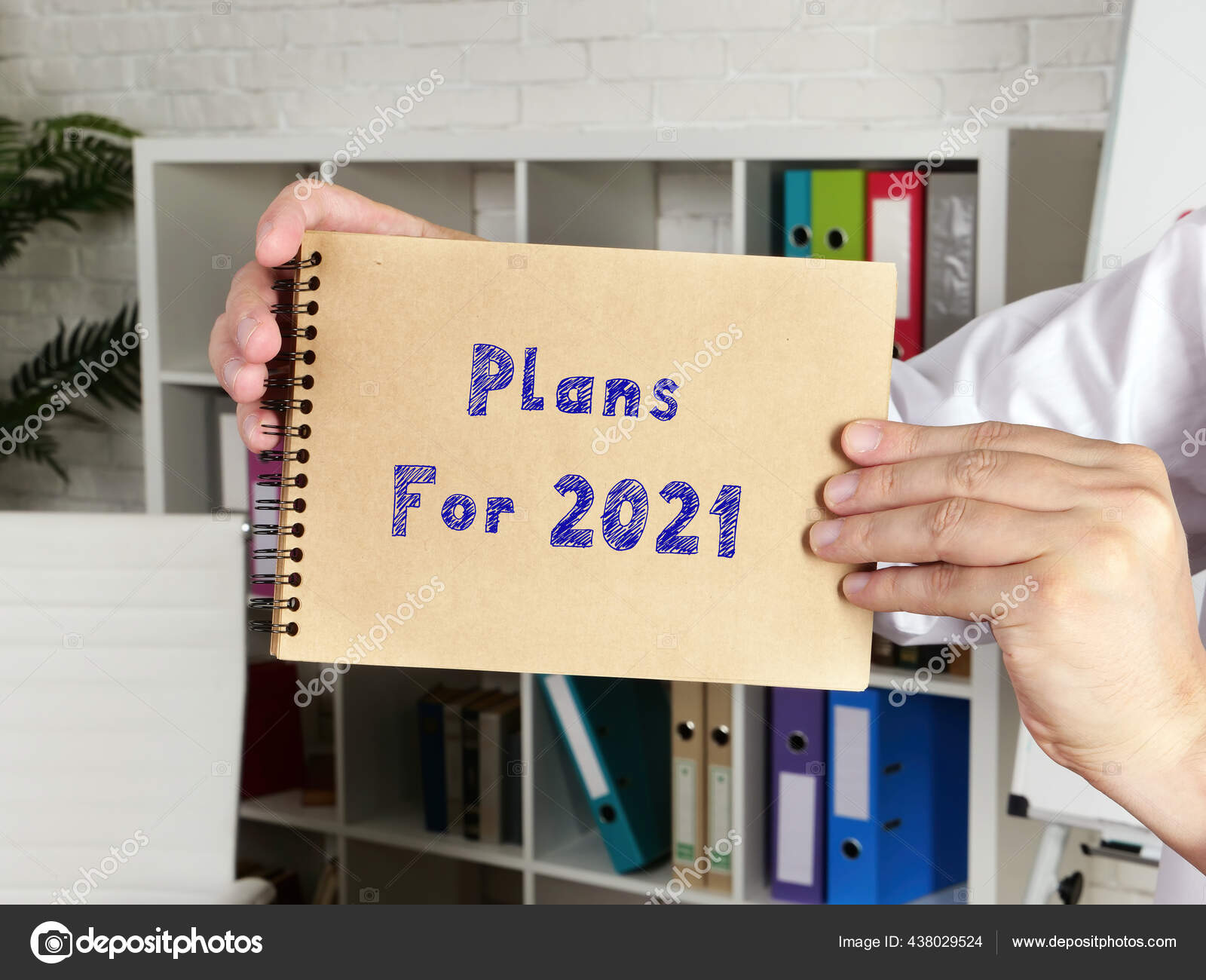 Plans 2021 Phrase Piece Paper — Stock Photo © rummess #438029524