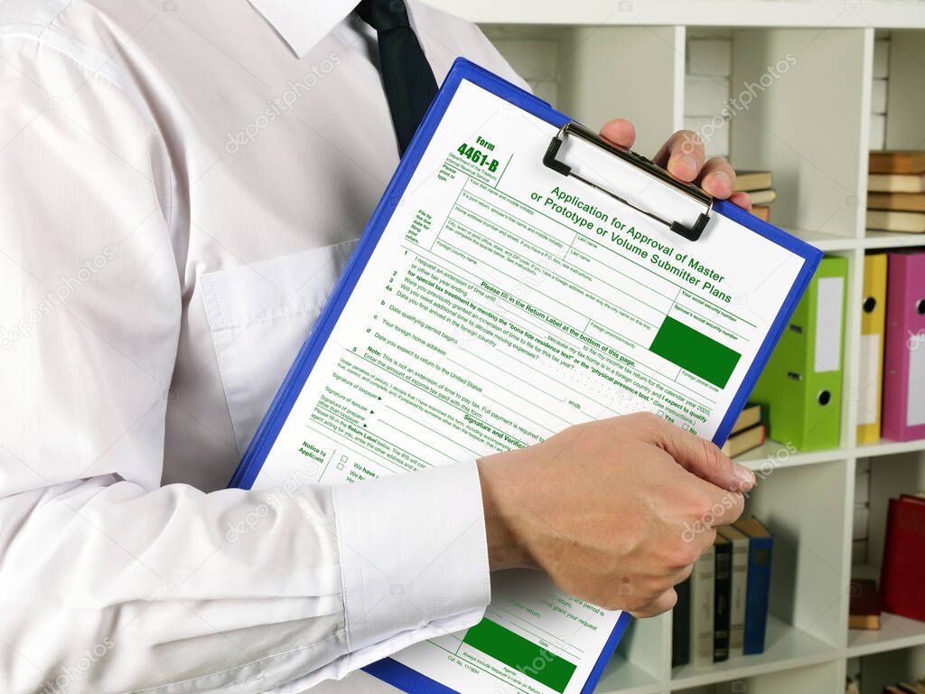 Concepto de negocio que significa Formulario 4461-B Solicitud de ...