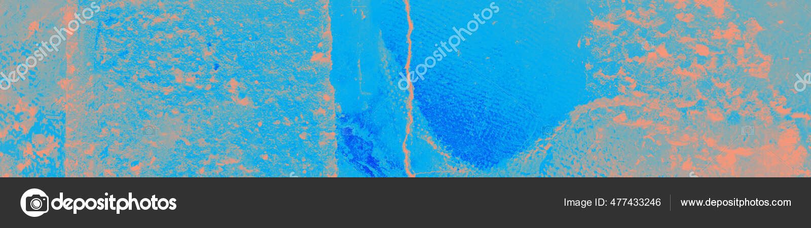 Abstract Coral Blue Color Texture Background Copy Space Design — Stock ...