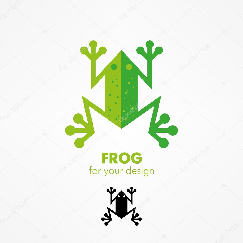 Set de iconos de rana Vector de stock #69220829 de ©shewolf