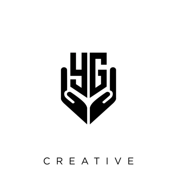 Yg lettre logo design imágenes de stock de arte vectorial | Depositphotos