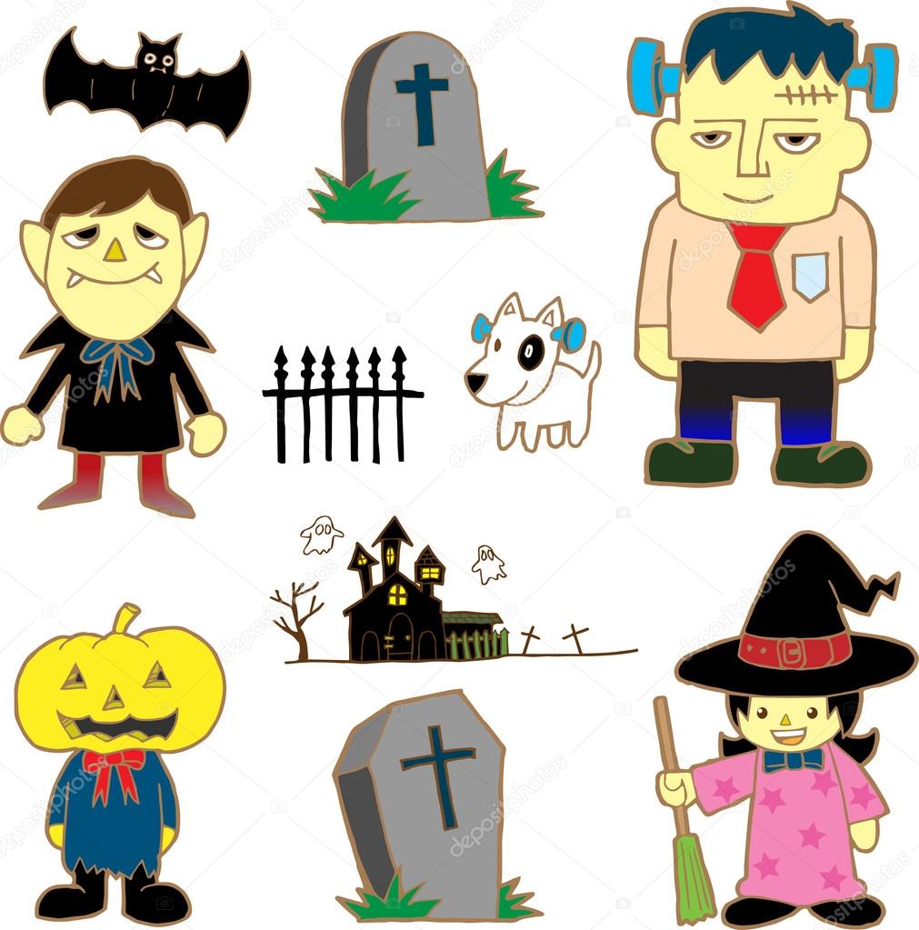 Monstruos de dibujos animados. Ilustraci n vectorial 2024