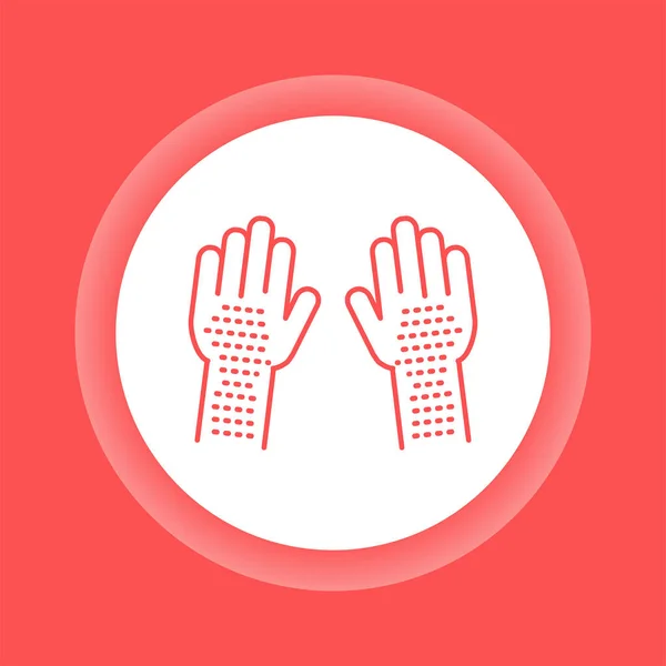 Icono de bot n de color erupci n piel. S ntoma de alergia. Enfermedades dermatol gicas ...
