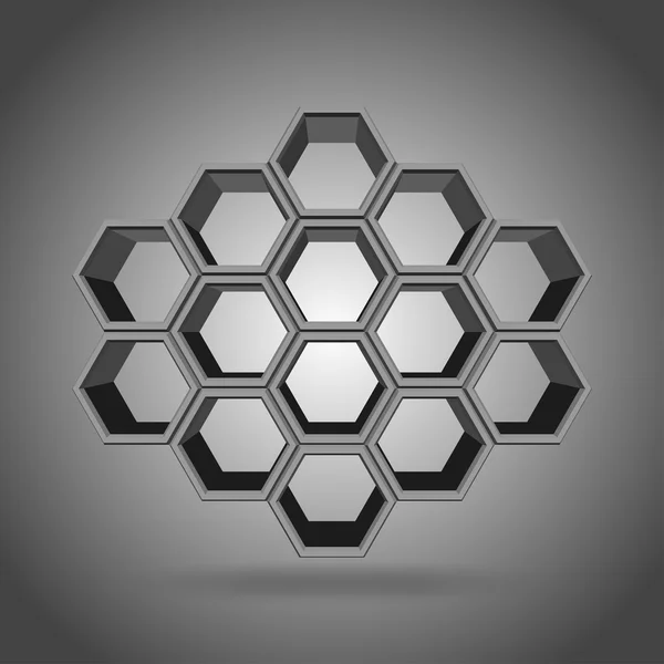 3d hexagon pattern Stock Vector Image by ©Neode #74472395
