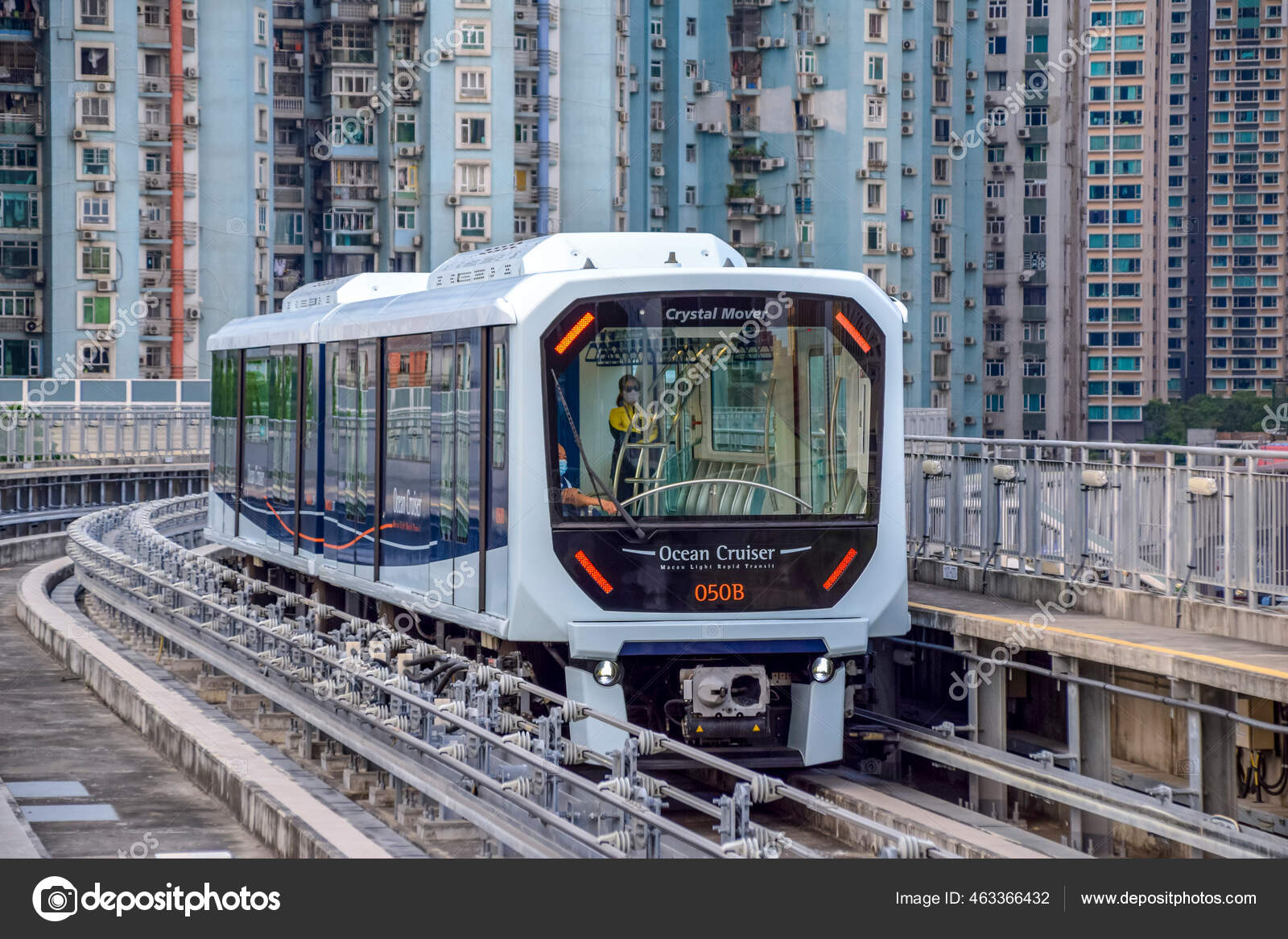 Macau April 2021 Macau Light Rapid Transit Mlrt Taipa Line – Stock ...