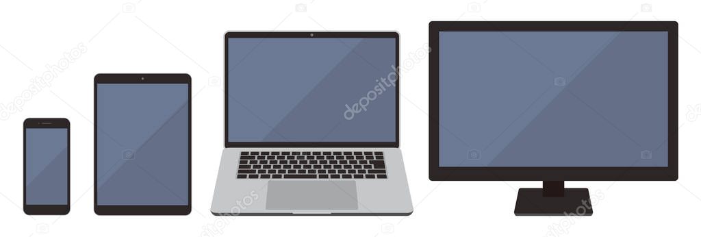 Person facing computer Vector Art Stock Images | Depositphotos