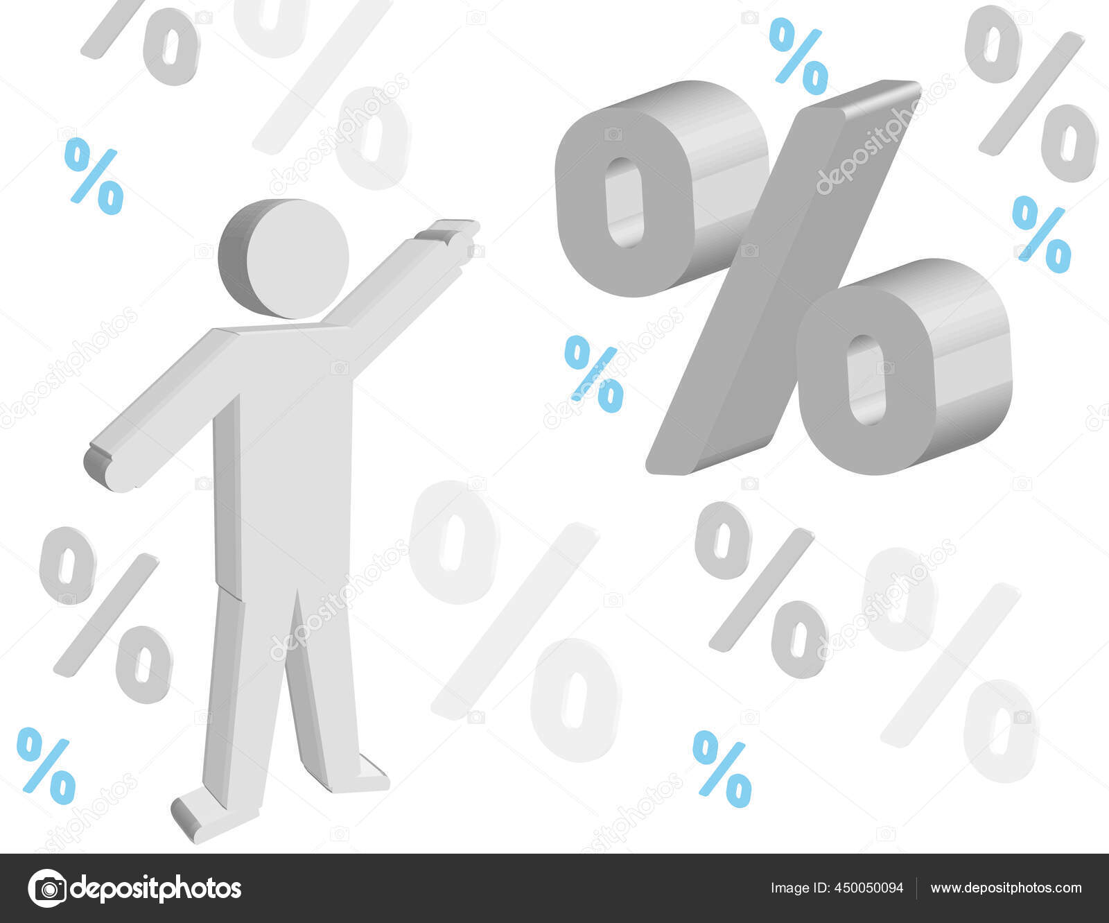 Percent Drawing Stock Illustration Stock Vector by ©VeselkovaO 450050094