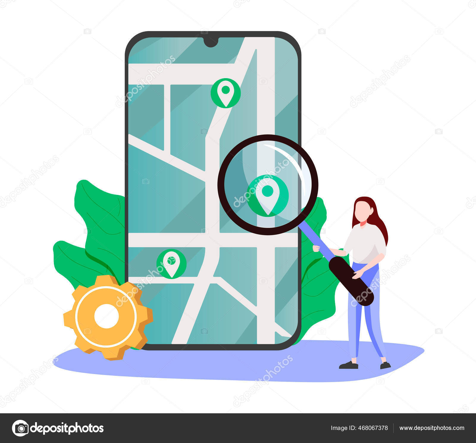 Web Development Abstract Concept Vector Illustration Single Page Application Messaging Stock ...