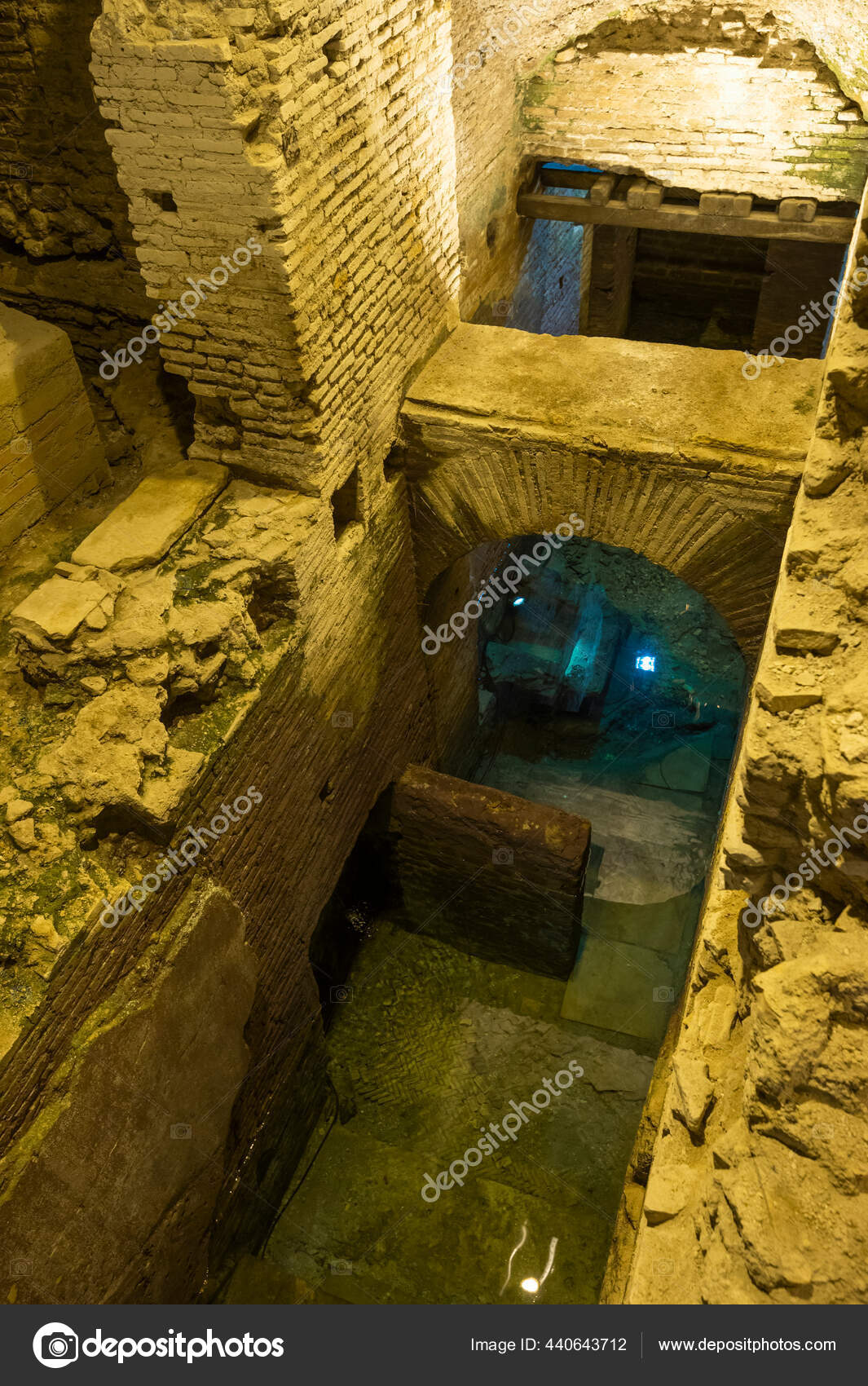 Vicus Caprarius City Water Structures Imperial Era Domus Path Virgin ...