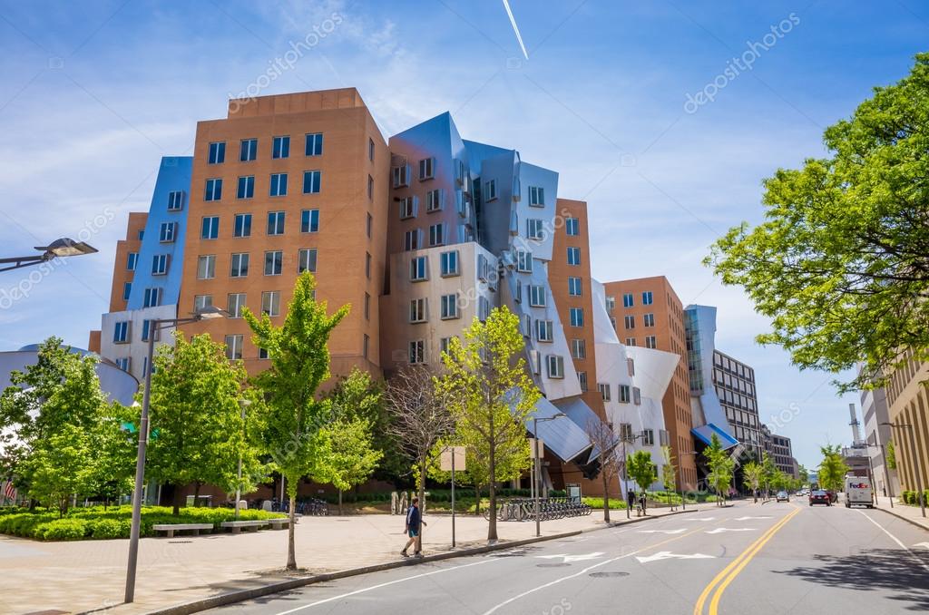 Ray and Maria Stata Center on the campus of MIT — Stock Photo ...