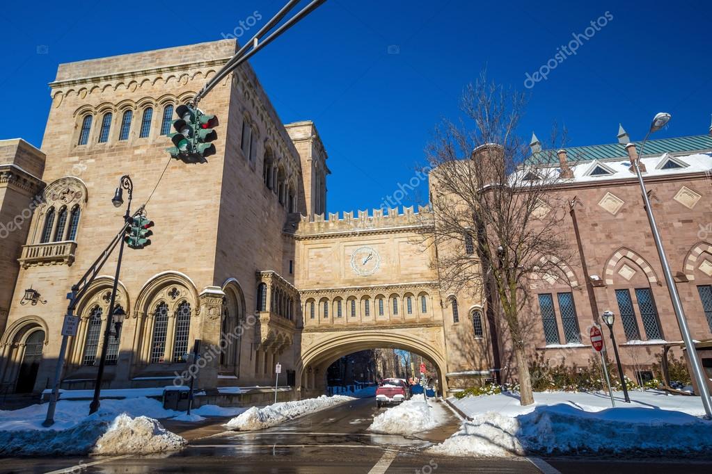 Yale Campus Winter