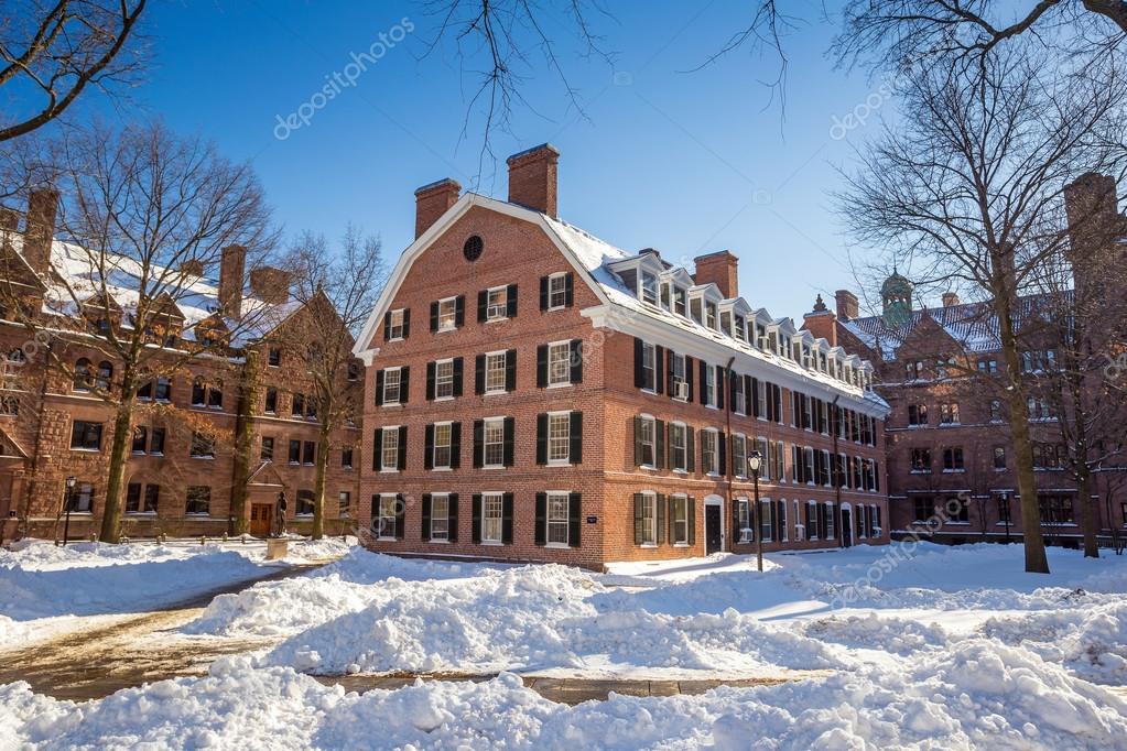 Yale University Campus Winter