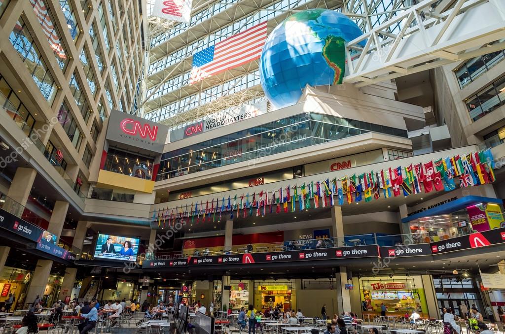 Interior of CNN Center in Atlanta — Stock Editorial Photo © f11photo ...