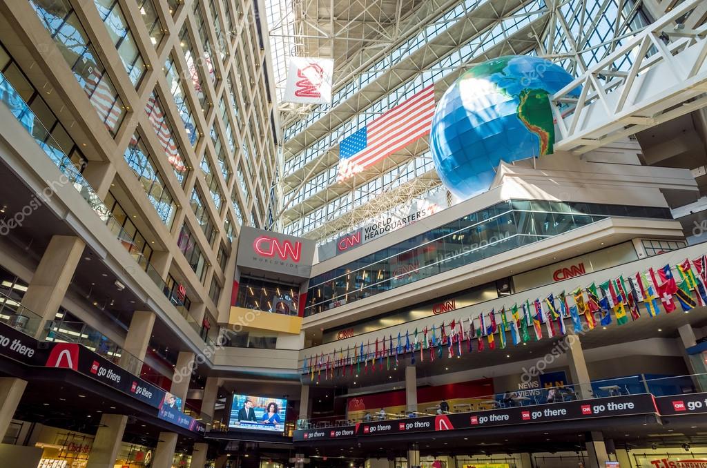 Interior of CNN Center in Atlanta — Stock Editorial Photo © f11photo ...