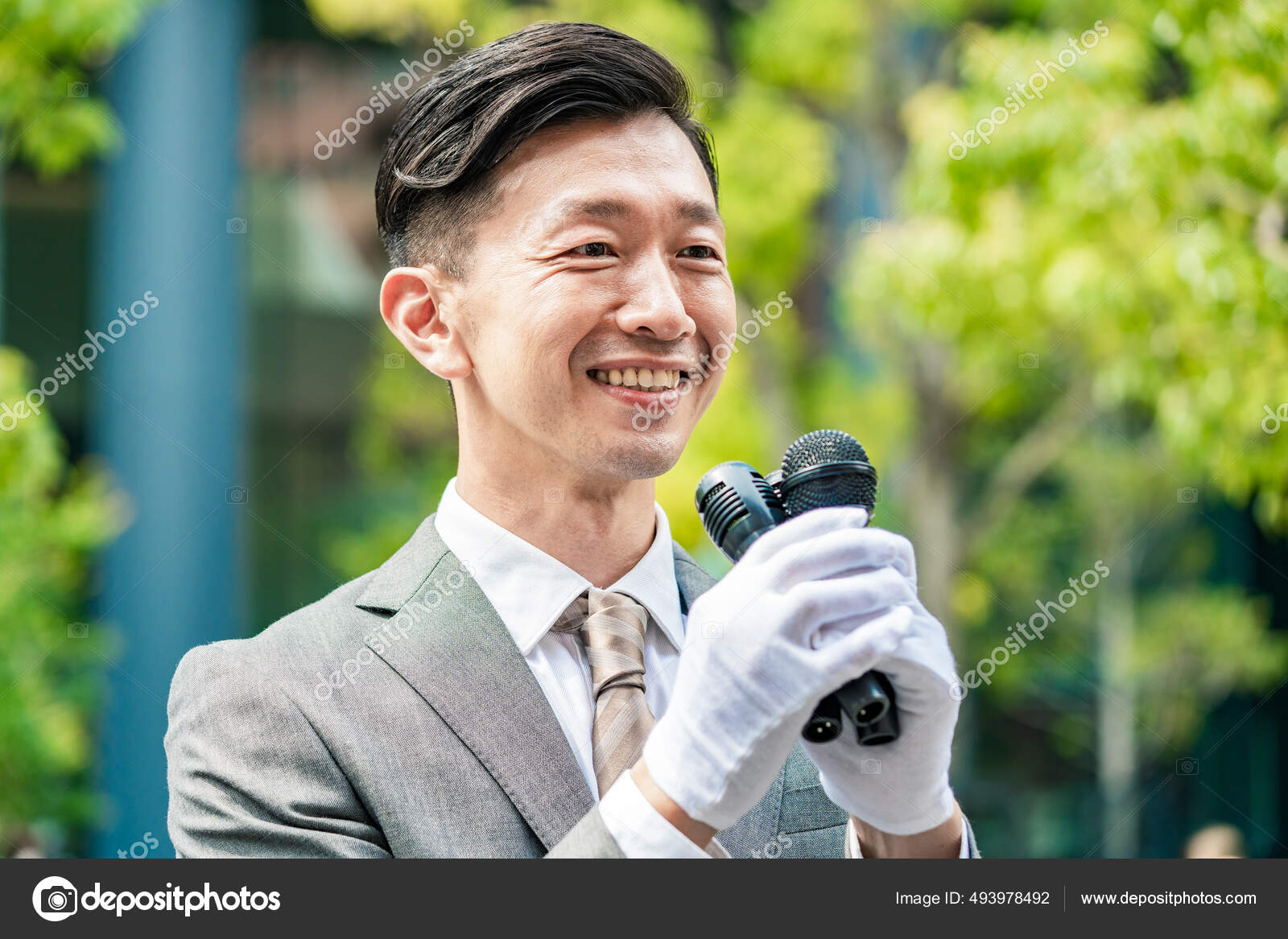 Candidate Give Street Speech Election Image Stock Photo by ©marucco ...