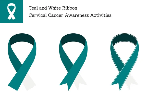 112 Teal ribbons Vector Images - Free & Royalty-free Teal ribbons ...