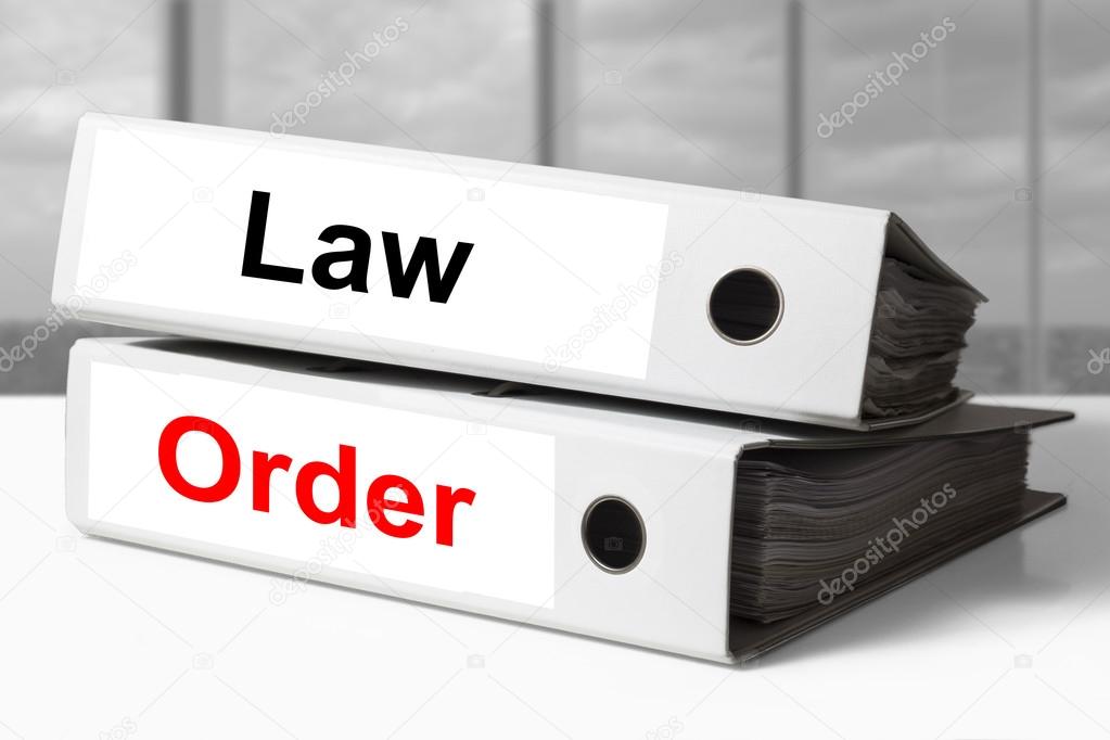 Office binders law order — Stock Photo © Imilian #53453621