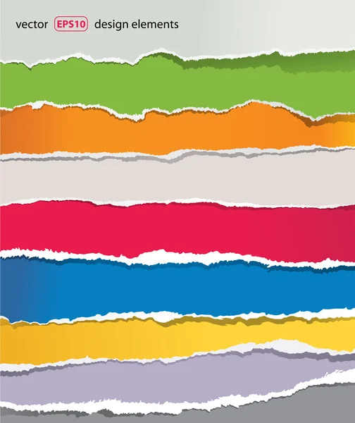 Realistic Torn Paper Edges Vector Stock Vector by ©swavo 263991968 Realistic Torn Paper Edges Vector Stock Vector by ©swavo 263991968