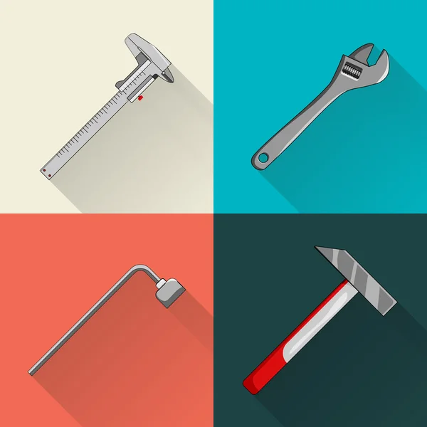 Electric power tools. Color vector illustration. Stock Vector Image by ...