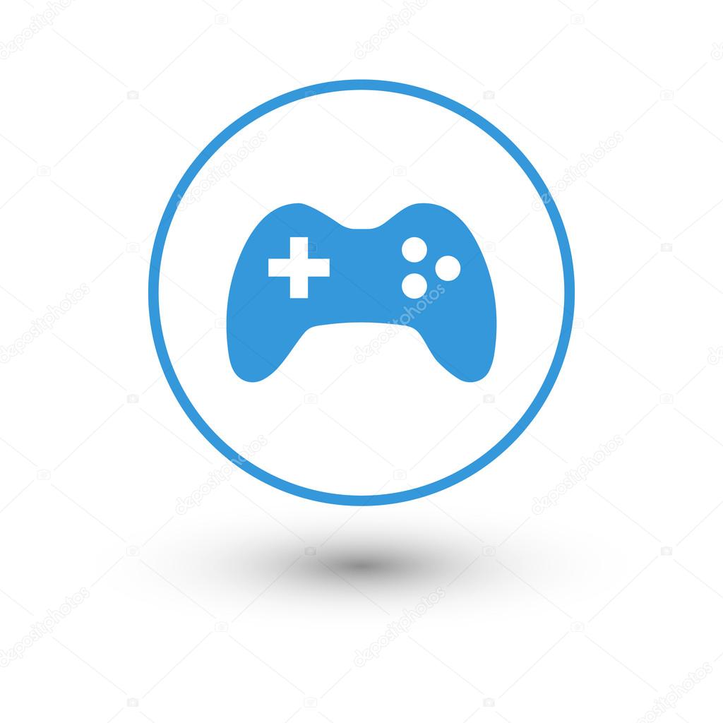 Game Controller Icon Blue