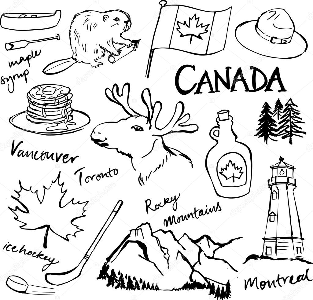 Canada Icons Set — Stock Vector © Omw 64251769