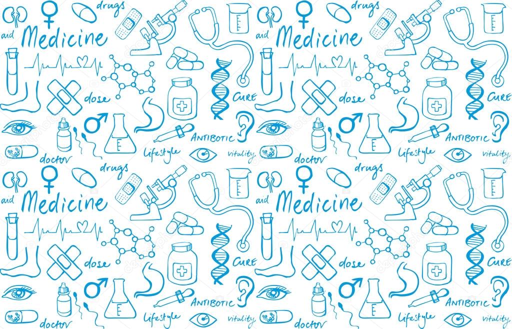 Medical icons seamless pattern Stock Vector Image by ©OMW #64252163