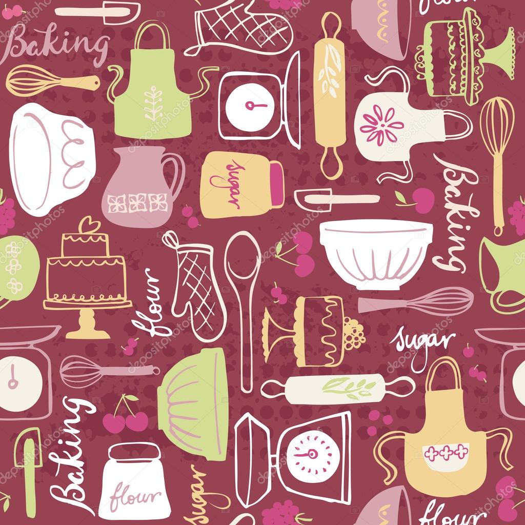 Baking kitchen icons Stock Vector Image by ©OMW #64252559