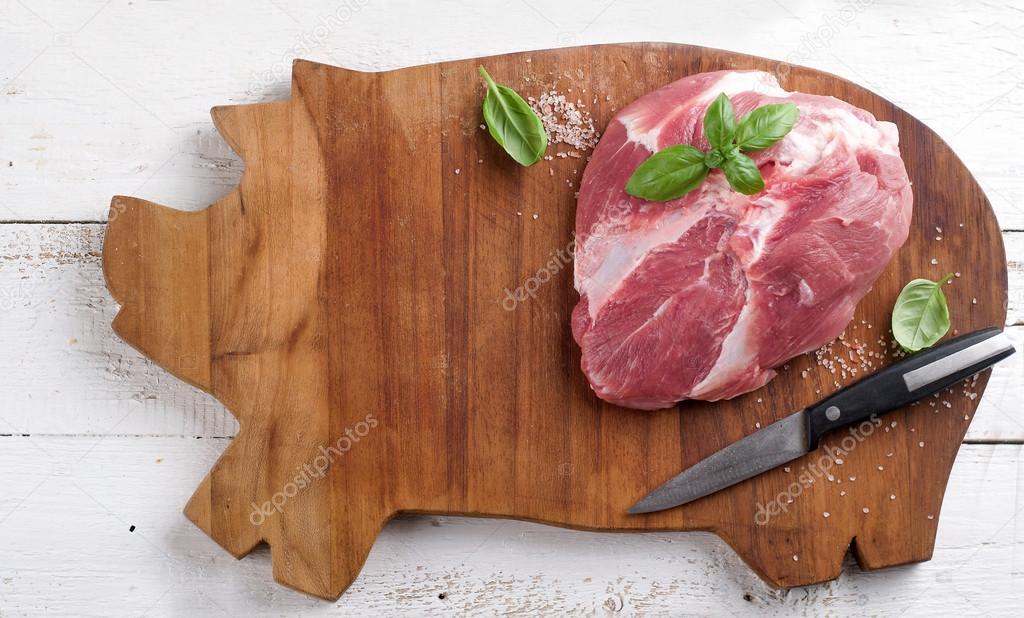 Raw fresh meat — Stock Photo © Wiktory #78144704